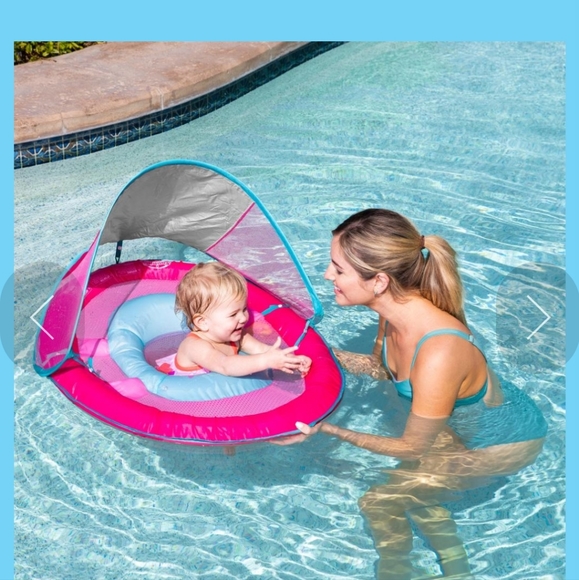 SwimWays | Swim | Swimways Baby Spring Float W Canopy Pink | Poshmark